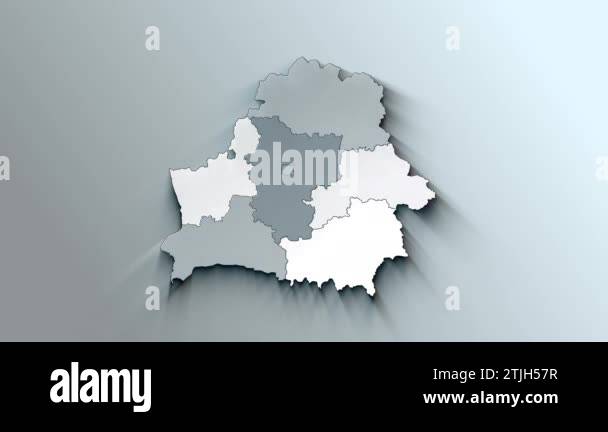 Modern white map belarus regions Stock Videos & Footage - HD and 4K Video Clips - Alamy