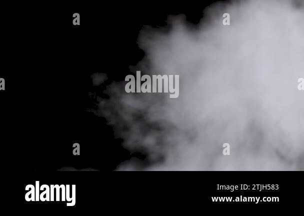 Smoke or vapor explosion with Alpha channel. Realistic clouds rise up ...