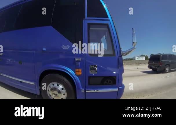 Blue tour bus Stock Videos & Footage - HD and 4K Video Clips - Alamy