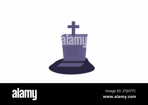 Gravestone illustration Stock Videos & Footage - HD and 4K Video Clips ...