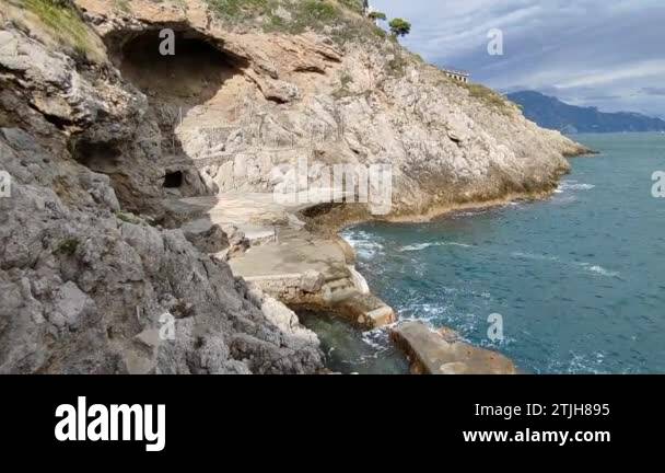 Conca dei Marini, Campania, Italy - October 1, 2022: Glimpse of the ...
