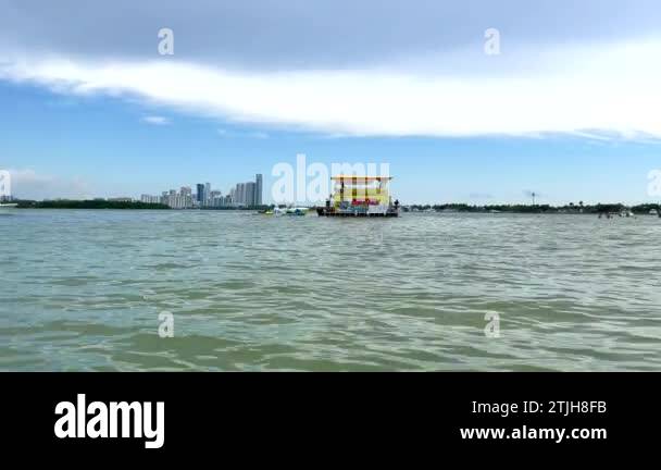 Miami Beach, FL, USA - June 20, 2023: Video of the Miami Beach Haulover ... Miami Beach, FL, USA - June 20, 2023: Video of the Miami Beach Haulover ...
