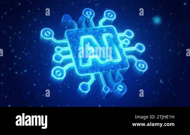 Artificial Intelligence AI Digital Technology Virtual Screen HUD ...