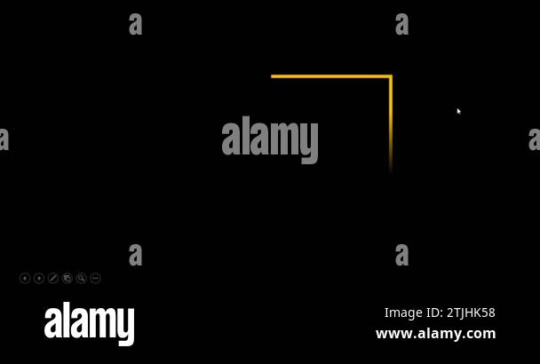 Golden landscape frame in ratio 16-9. Looping animation. Animation of ...