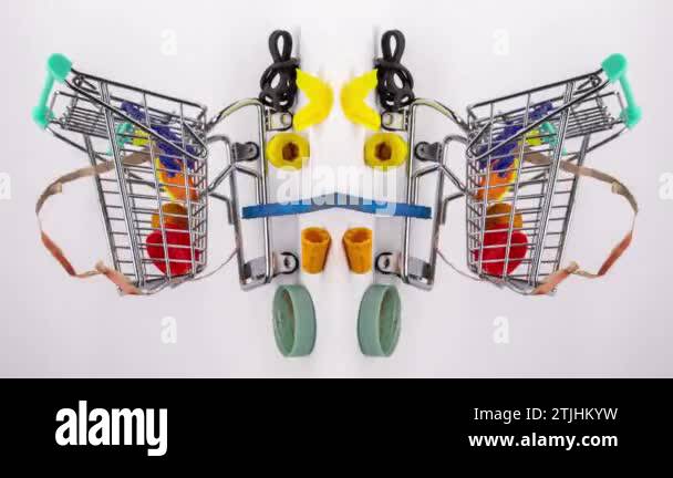 Plastic shopping trolley pattern Stock Videos & Footage - HD and 4K ...