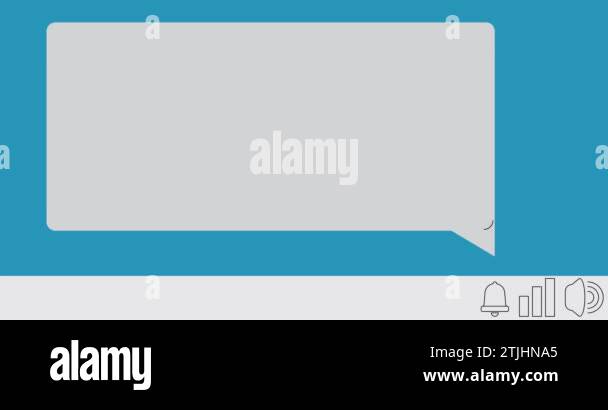 Gift Text on notification bubble from portable information device ...