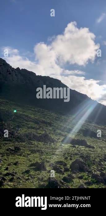 This footage captures the stunning sight of the sun rising over the ...