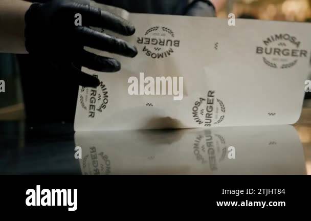 Delivery burger in Stock Videos & Footage - HD and 4K Video Clips - Alamy