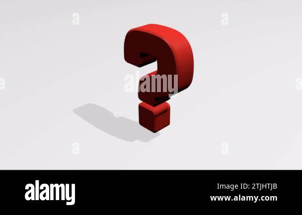 question mark that rotates Stock Video Footage - Alamy