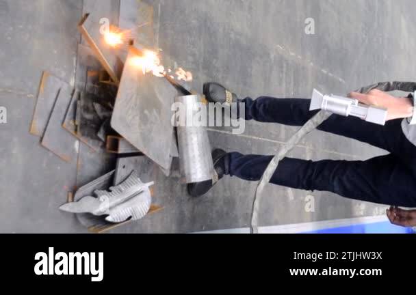 Laser cleaning of metal. Industrial laser cleaning rust of metal ...