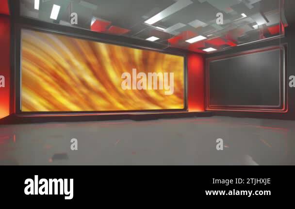 Immersive Virtual TV Studio Background Loop for Seamless Entertainment ...
