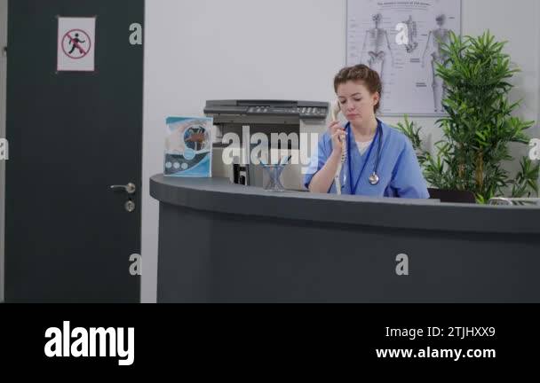 Reception desk telephone Stock Videos & Footage - HD and 4K Video Clips ...