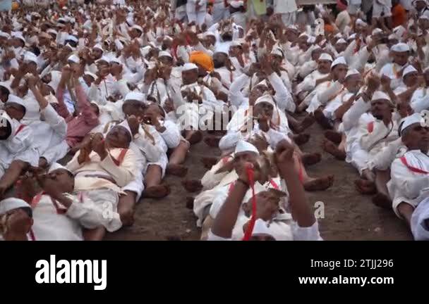 PANDHARPUR, MAHARASHTRA, INDIA, 8 JULY 2022 : Wari Palkhi Sohla, Wari ...