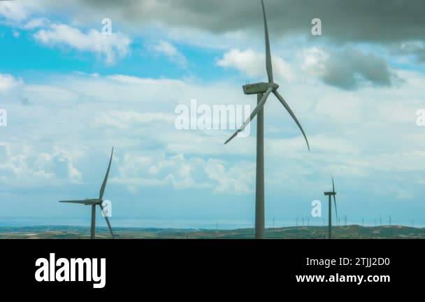 Wind turbines stormy weather Stock Videos & Footage - HD and 4K Video ...