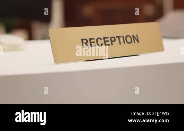 Reception desk hotel sign Stock Videos & Footage - HD and 4K Video ...