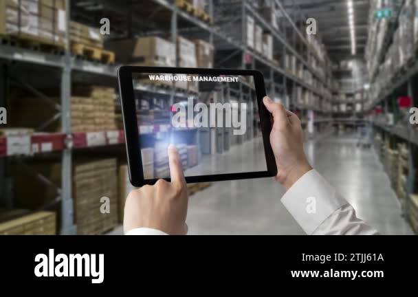 Warehouse management deft software in computer for real time monitoring ...