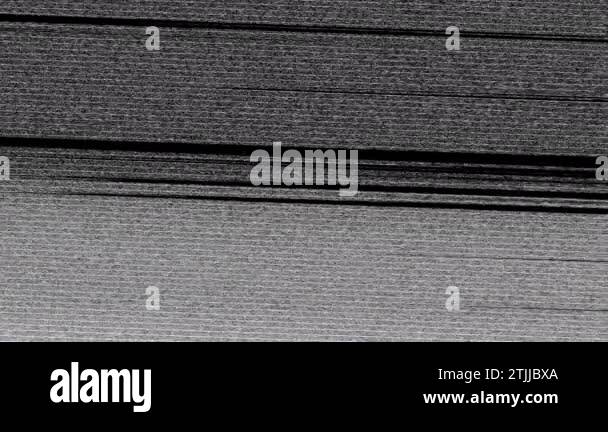 Inclusion of TV interference, footage for the composition of television ...