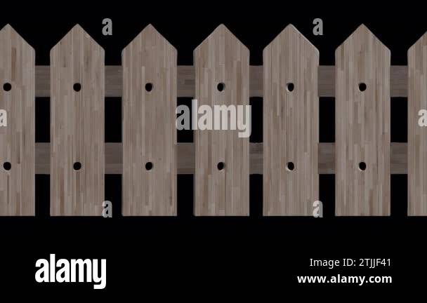 Incredible Animated Wooden Fence with Alpha Channel, A Feast for the ...