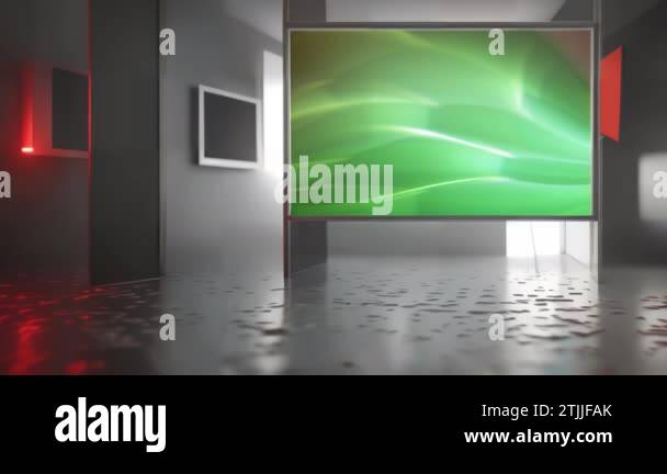 Interactive Virtual TV Studio: Captivating Set for Dynamic Multimedia ...