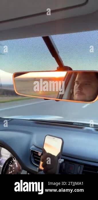 Man driving car with rear mirror Stock Videos & Footage - HD and 4K ...
