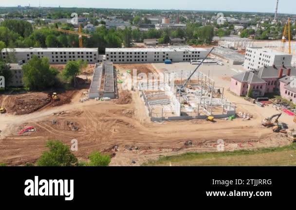Siauliai, Lithuania - 27th june, 2023: Aerial view new military base ...