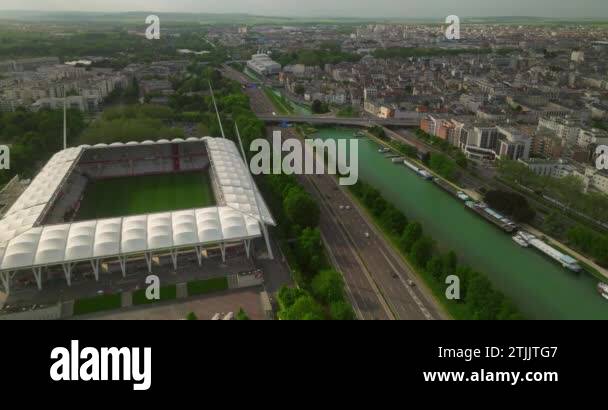 Aerial establishing shot sport stadium Stock Videos & Footage - HD and ...