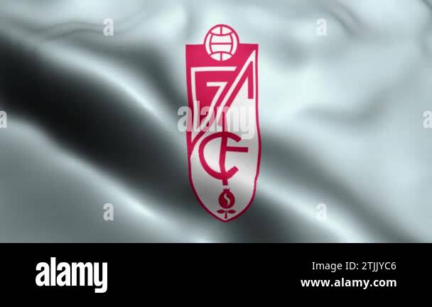 Granada CF Flag video waving in wind. Granada CF Flag Wave Loop waving ...