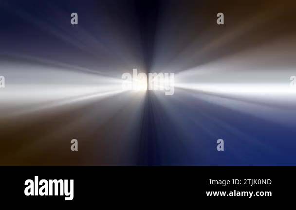 Abstract loop rotating glow yellow blue white radial flicker shine ...