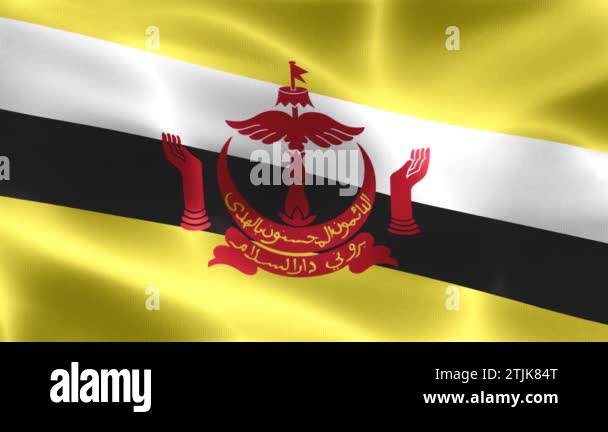 Brunei realistic waving flag Stock Videos & Footage - HD and 4K Video ...