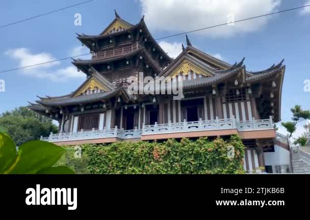 Ho Chi Minh City, Vietnam - 16 Oct 2022: Scene in Khanh An Monastery ...