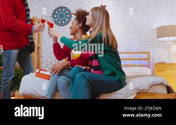 Cheers enjoy friends happy Stock Videos & Footage - HD and 4K Video ...