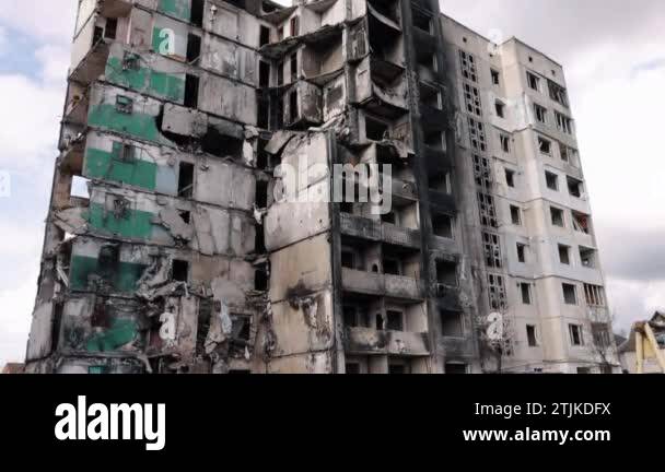 Rocket attack, Residential destruction, Destruction aftermath ...