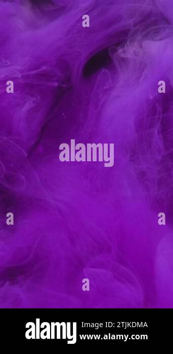 Vertical video. Ink water drop. Color smoke splash. Reveal effect ...