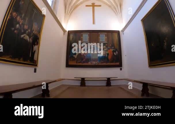 GRANADA, SPAIN - APRIL 5, 2023: The baroque sacristy in church ...