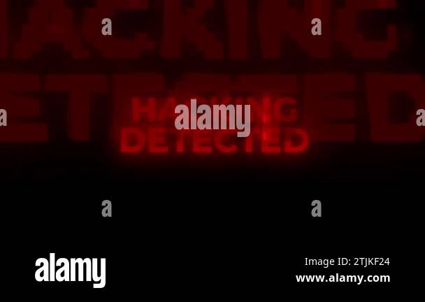 Hacking Detected Red Warning Error Alert Computer Virus alert Hacking ... Hacking Detected Red Warning Error Alert Computer Virus alert Hacking ...