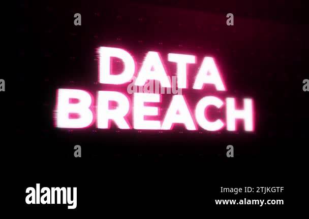 Data Breach Warning Alert Error Message flashing on Screen, Computer ... Data Breach Warning Alert Error Message flashing on Screen, Computer ...