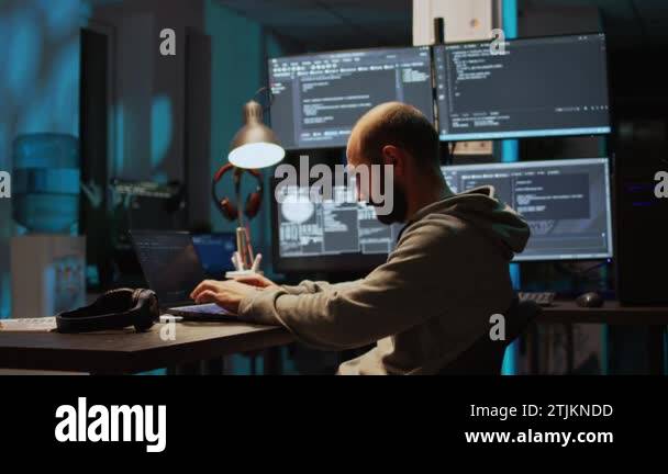 Male web programer writing code and dealing with back pain, sitting at ... Male web programer writing code and dealing with back pain, sitting at ...