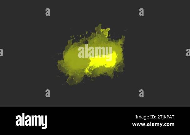 Splash color ink transition. Ink brush stroke transition. Ink splash ...