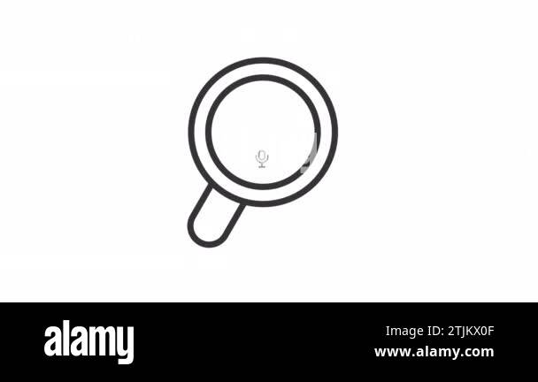 Animated voice marketing linear icon. Audio content. Promotional tactic ...