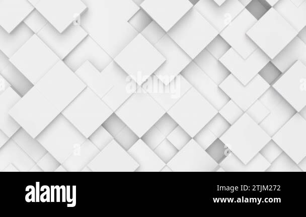 Abstract cube uneven tiles geometric surface loop: light bright clean minimal rectangular grid ...