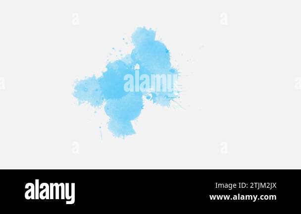 ink diffusing effect compositing. Ink Drops Transition on White ...