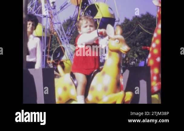 Frascati, Italy june 1974: Delightful vintage footage of a young girl ...