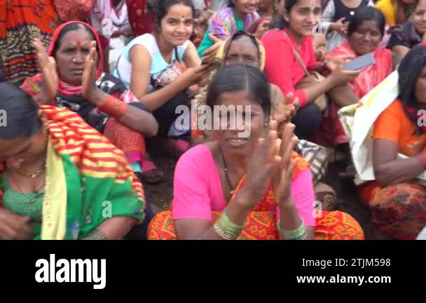 PANDHARPUR, MAHARASHTRA, INDIA, 8 JULY 2022 : Wari Palkhi Sohla, Wari ...