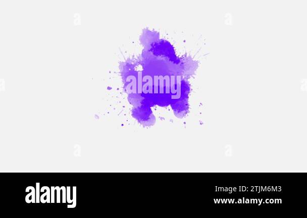 ink transition splatter blot spreading effect animation. Ink brush ...