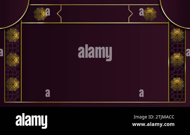 animated islamic template For Quranic recitations , islamic background ...