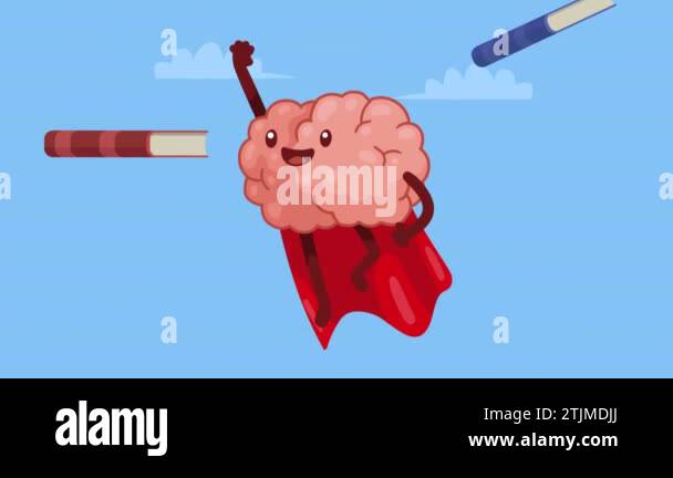 Super hero brain character Stock Videos & Footage - HD and 4K Video ...