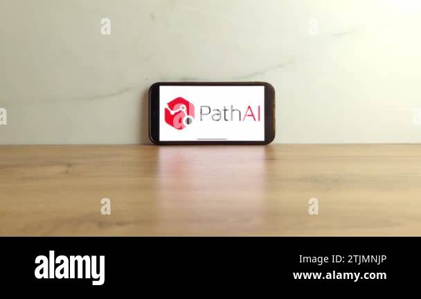 Konskie, Poland - July 01, 2023: PathAI technology company logo ...