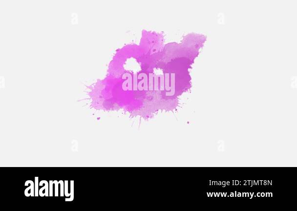 Ink splatters compositing effect. Ink Drops Transition on White ...