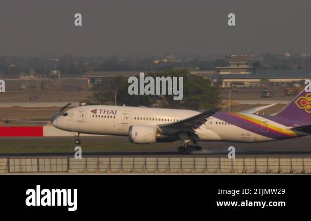 BANGKOK, THAILAND - MARCH 01, 2023: Boeing 787 Dreamliner, HS-TQF of ...