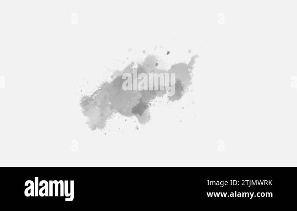 ink transition splatter blot spreading effect animation. Ink brush ...